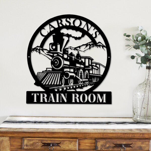 Train Station Sign - Etsy
