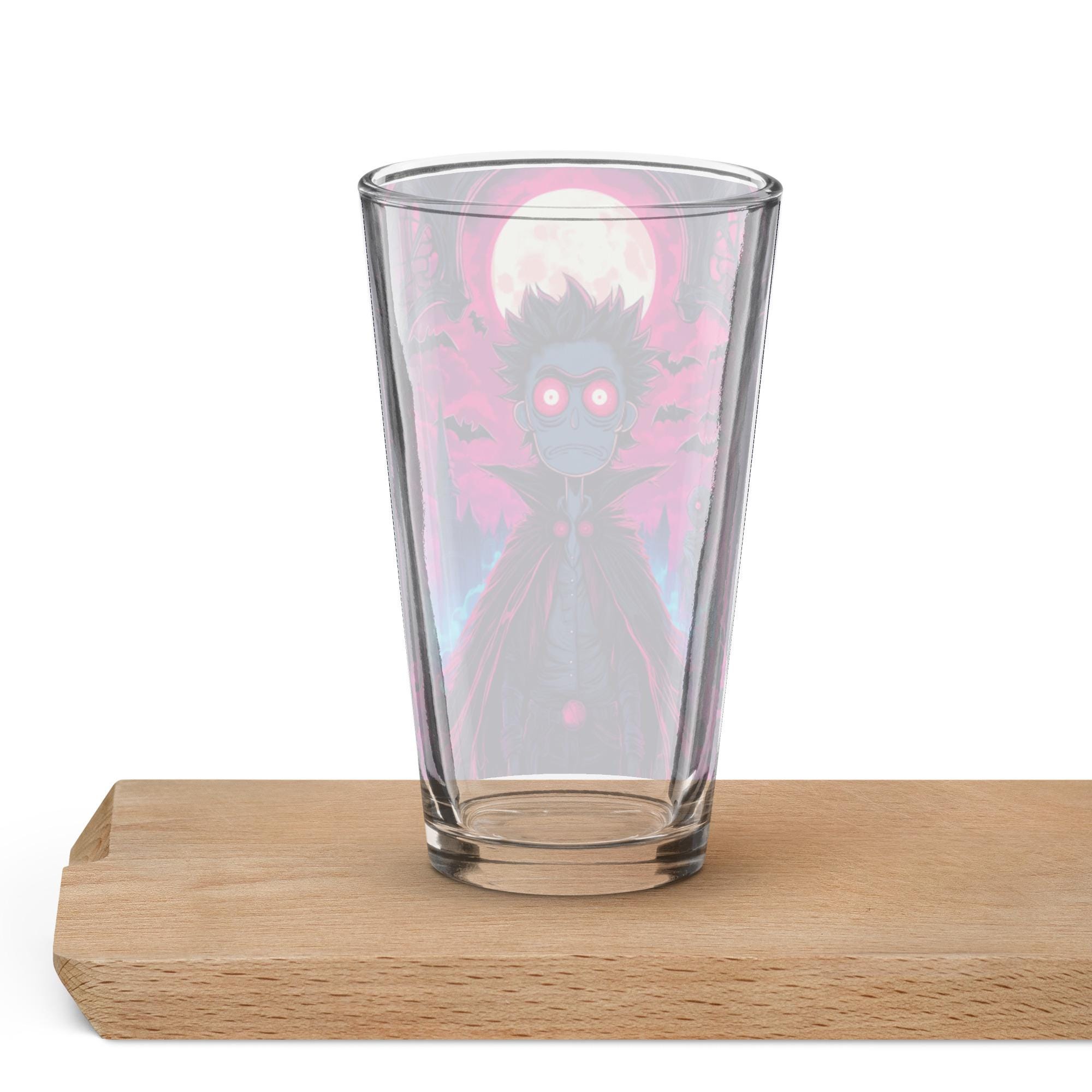 Vampire Rick | Rick and Morty Cups | Glass Cups - Etsy