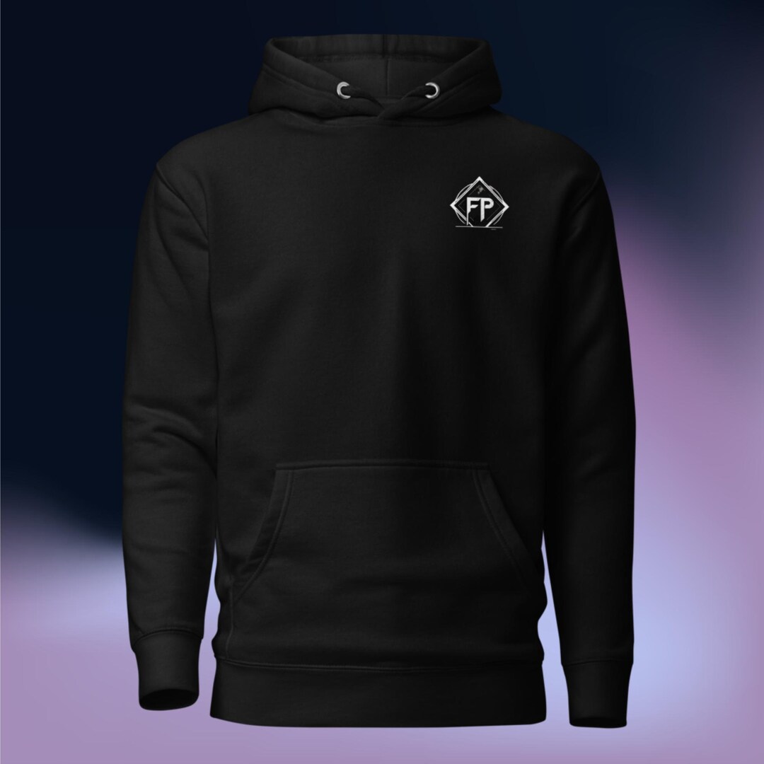 Faded Hoodie {faded Prints Logo} - Etsy