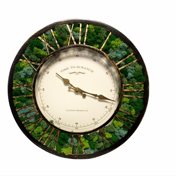 Natural Wood Clock - Etsy