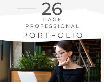 Professional Portfolio Cover Page Design