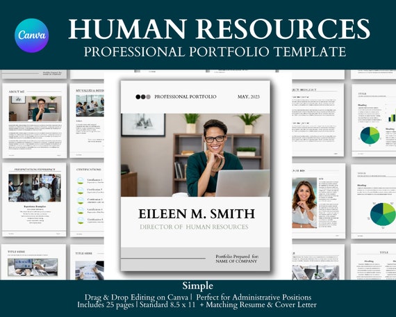 Career Portfolio Cover Page Template