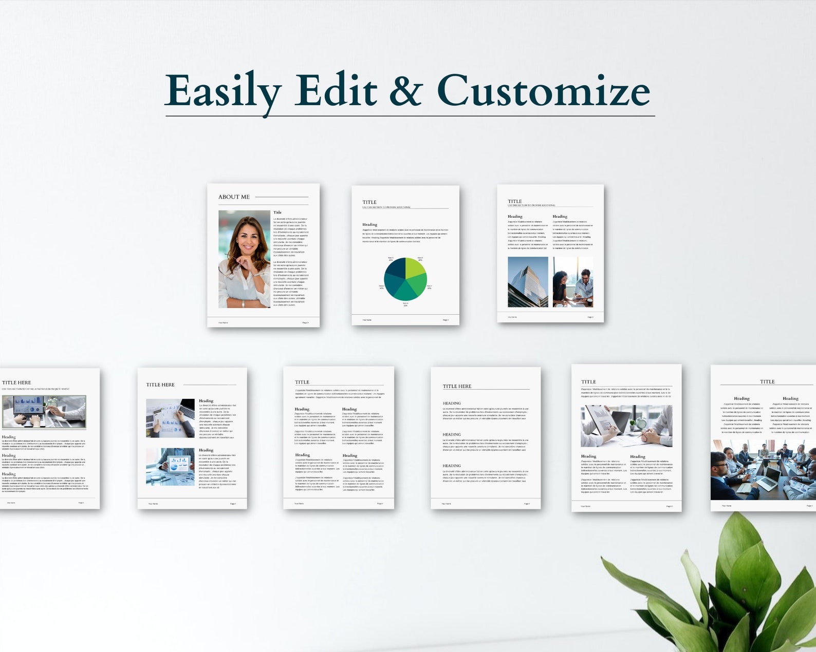 HR Professional Portfolio Template, Human Resources Portfolio, HR ...