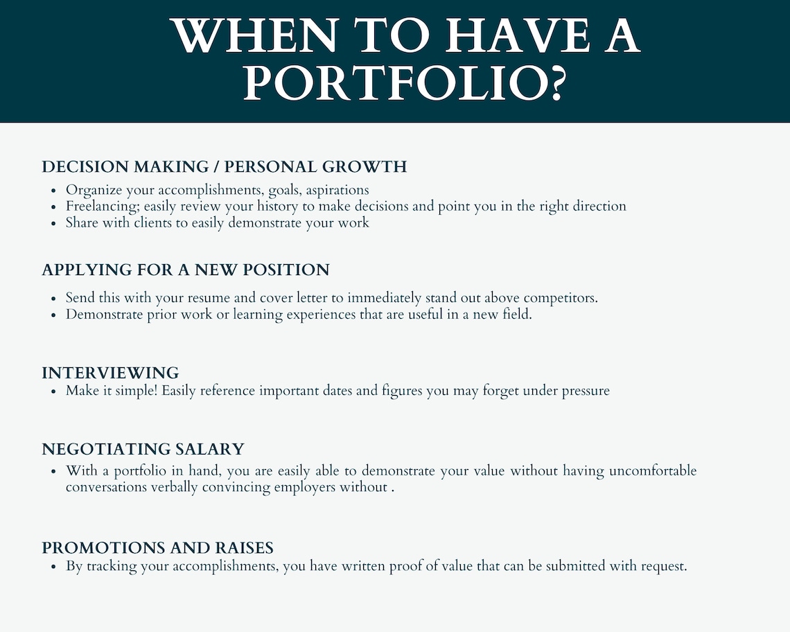 Executive Portfolio Template Canva, Professional Resume and Cover ...