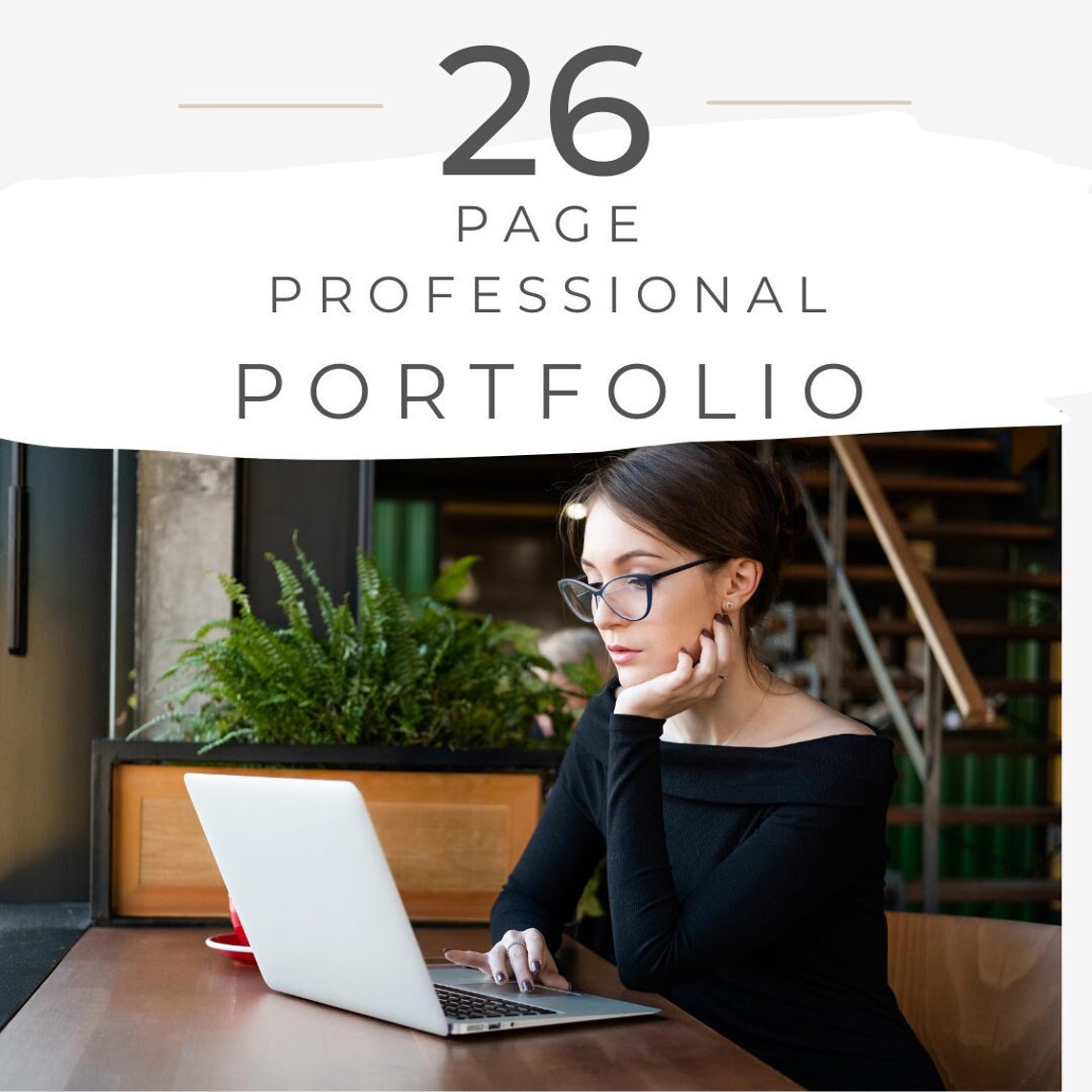 Professional Portfolio Template Canva, Professional Resume and Cover ...