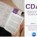 CDA Professional Portfolio Template, Canva Template, Child Development ...