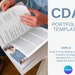 CDA Professional Portfolio Template, Canva Template, Child Development ...