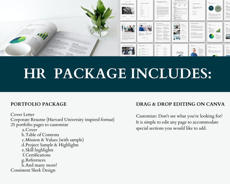 HR Professional Portfolio Template, Human Resources Portfolio, HR ...