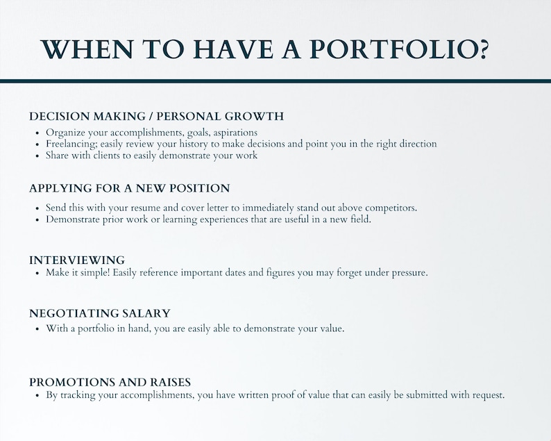 Professional Portfolio Template, Professional Resume, Professional ...