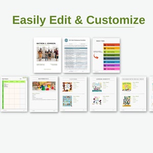 CDA Professional Portfolio Template, Canva Portfolio Template ...