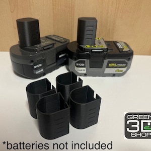 6-pack Ryobi 18v Battery Cap Covers Free Shipping - Etsy