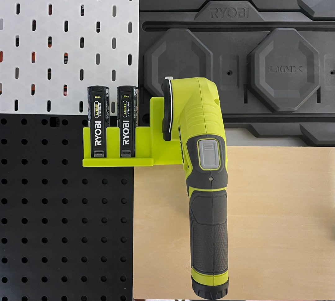 For Ryobi Power Cutter 4V USB Lithium Tool Mount for LINK, Ikea Skadis ...