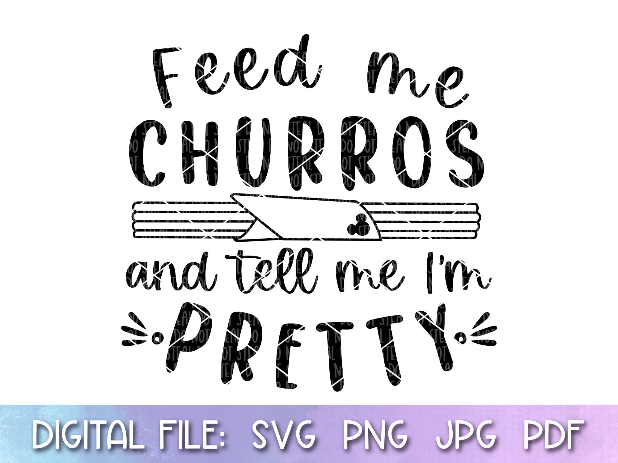 Churros SVG, Disneyland Snacks SVG, PNG, Vinyl Cut File, Cricut Cut ...