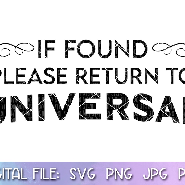 Universal Studios Silhouette - Etsy