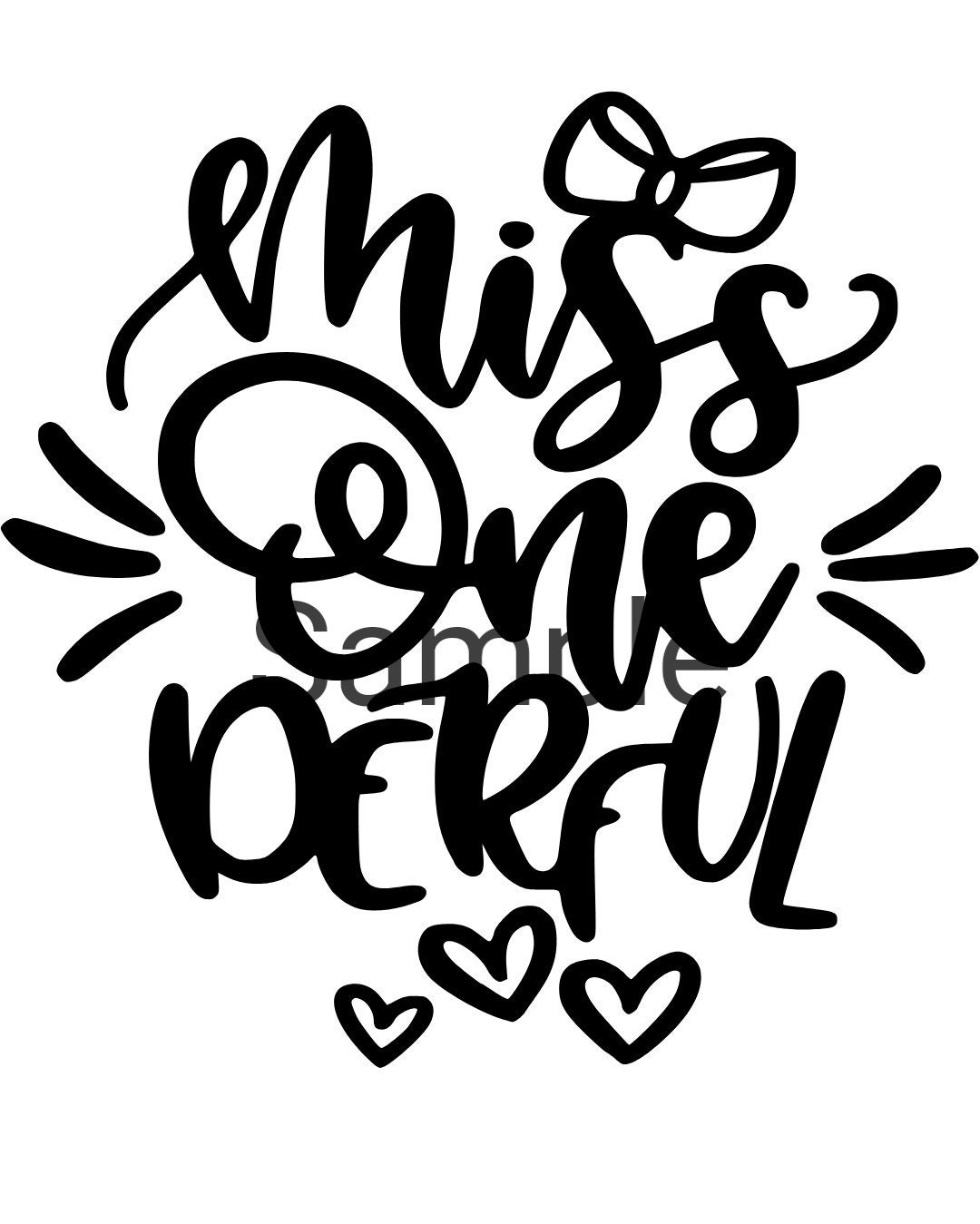 Miss One Derful Svg, Jpg, Dxf and Png - Etsy Australia