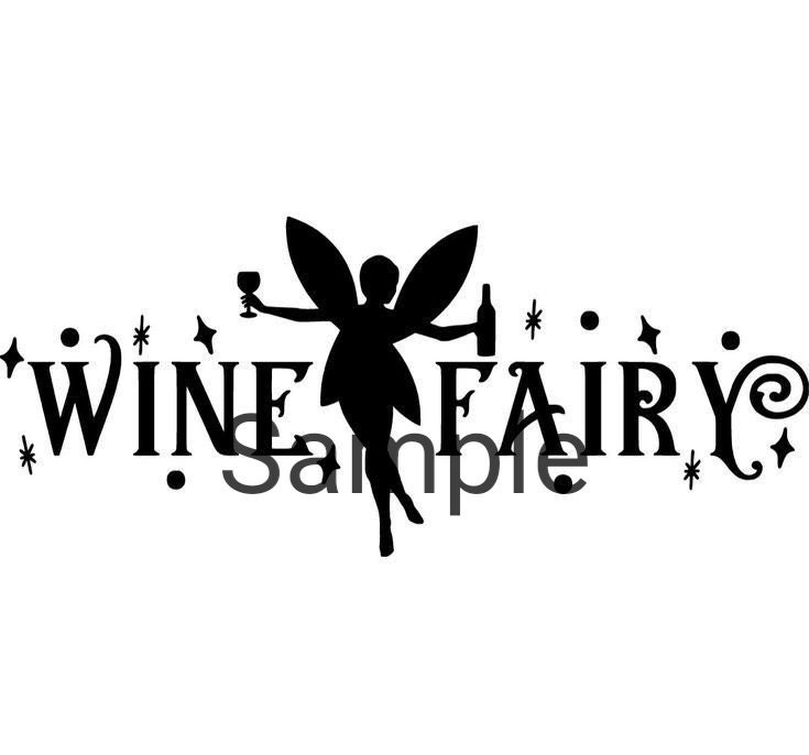 Wine Fairy Svg, Jpg, Dxf and Png - Etsy