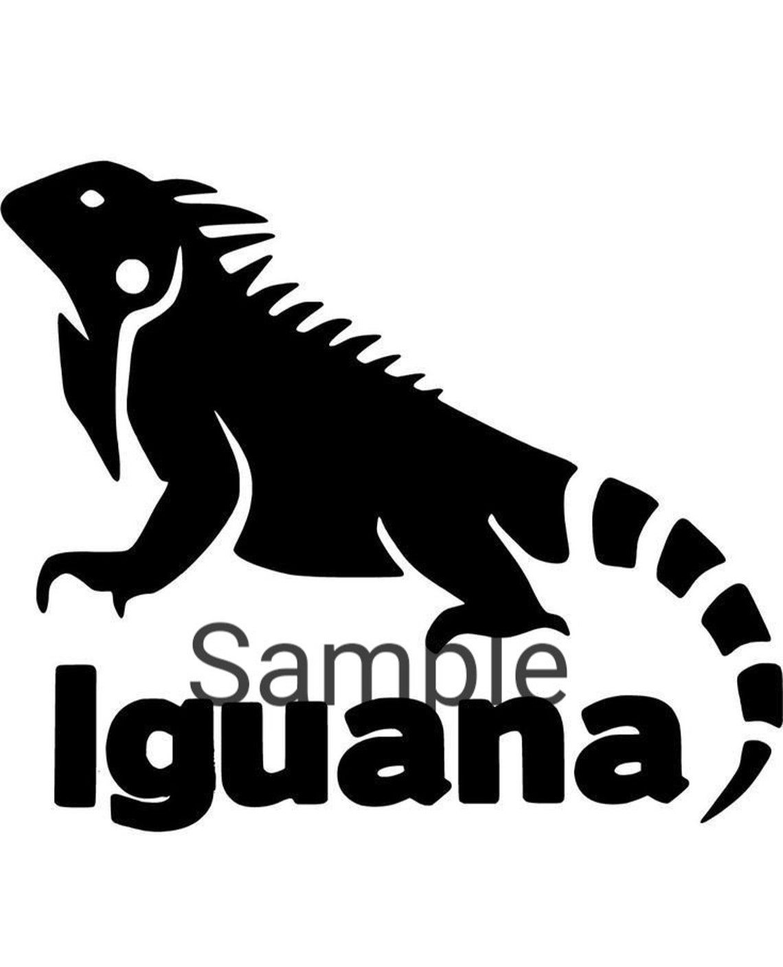Iguana Svg Jpg Dxf and Png (Instant Download) - Etsy
