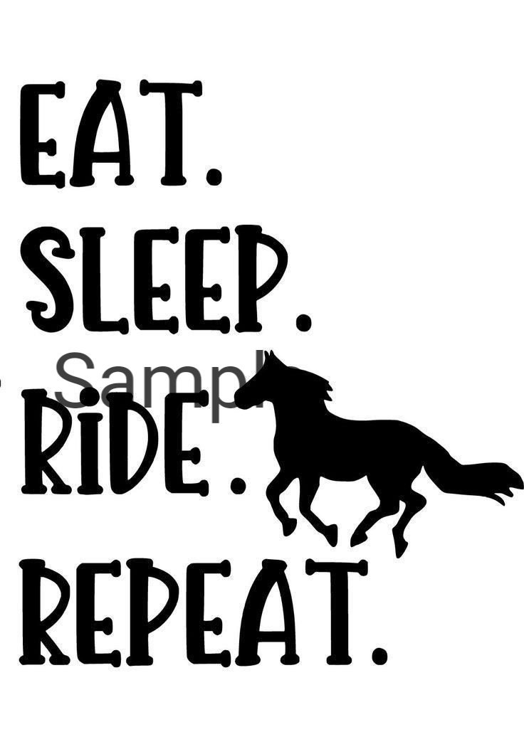 Eat Sleep Ride Repeat Svg Jpg Dxf and Png - Etsy