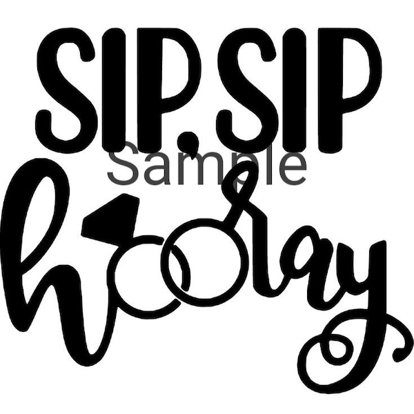 Sip Sip Hooray - Etsy
