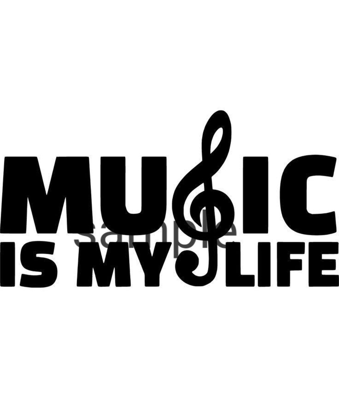 Music is My Life Svg, Jpg, Dxf and Png - Etsy