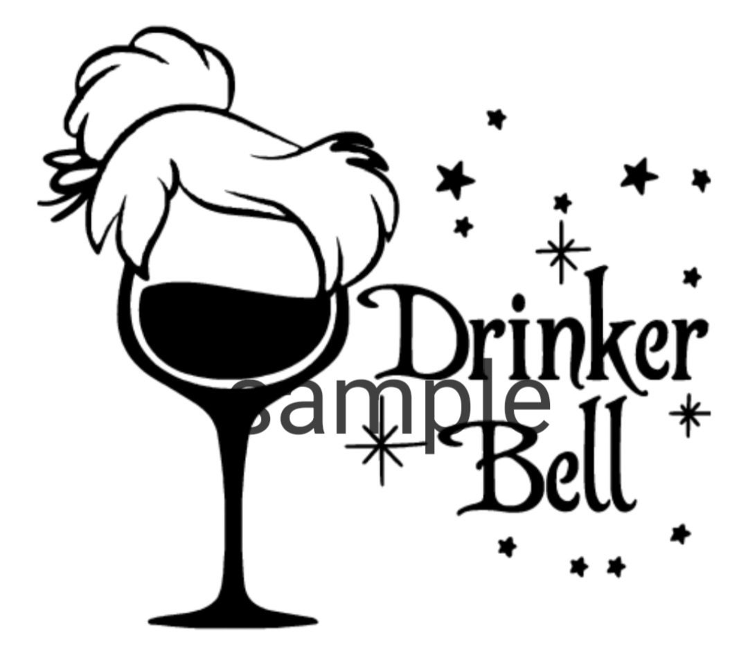 Drinker Bell Svg, Jpg, Dxf and Png Files - Etsy