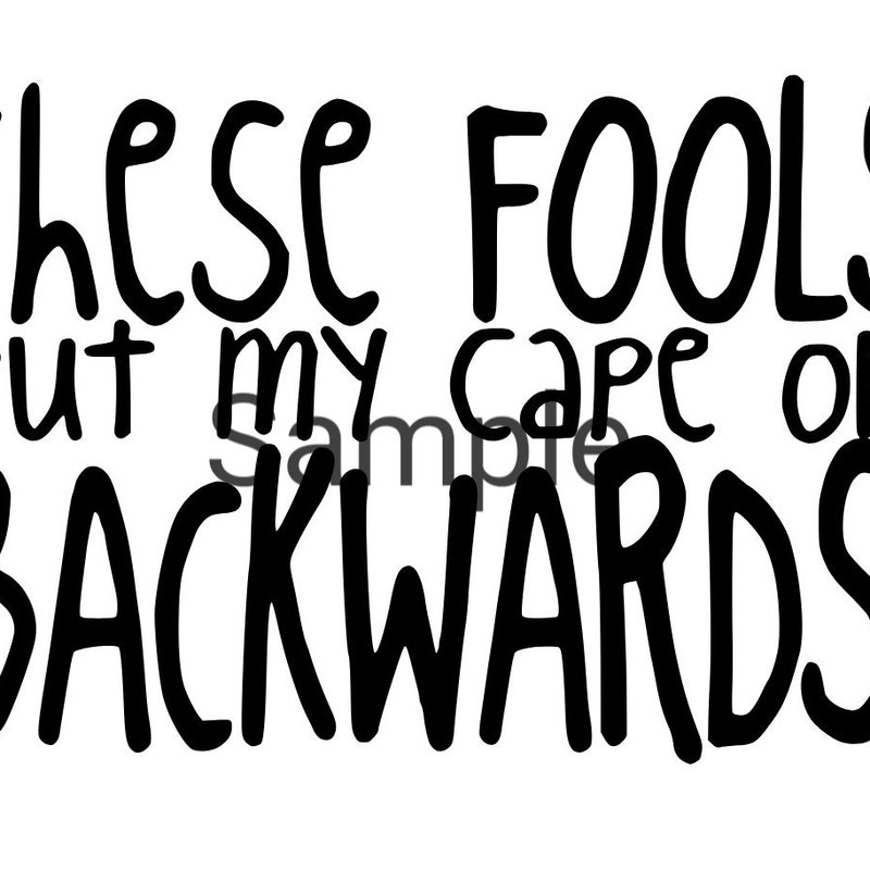 Backward on Backwards - Etsy