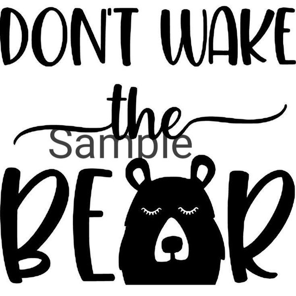 Don't Wake the Bear - Etsy