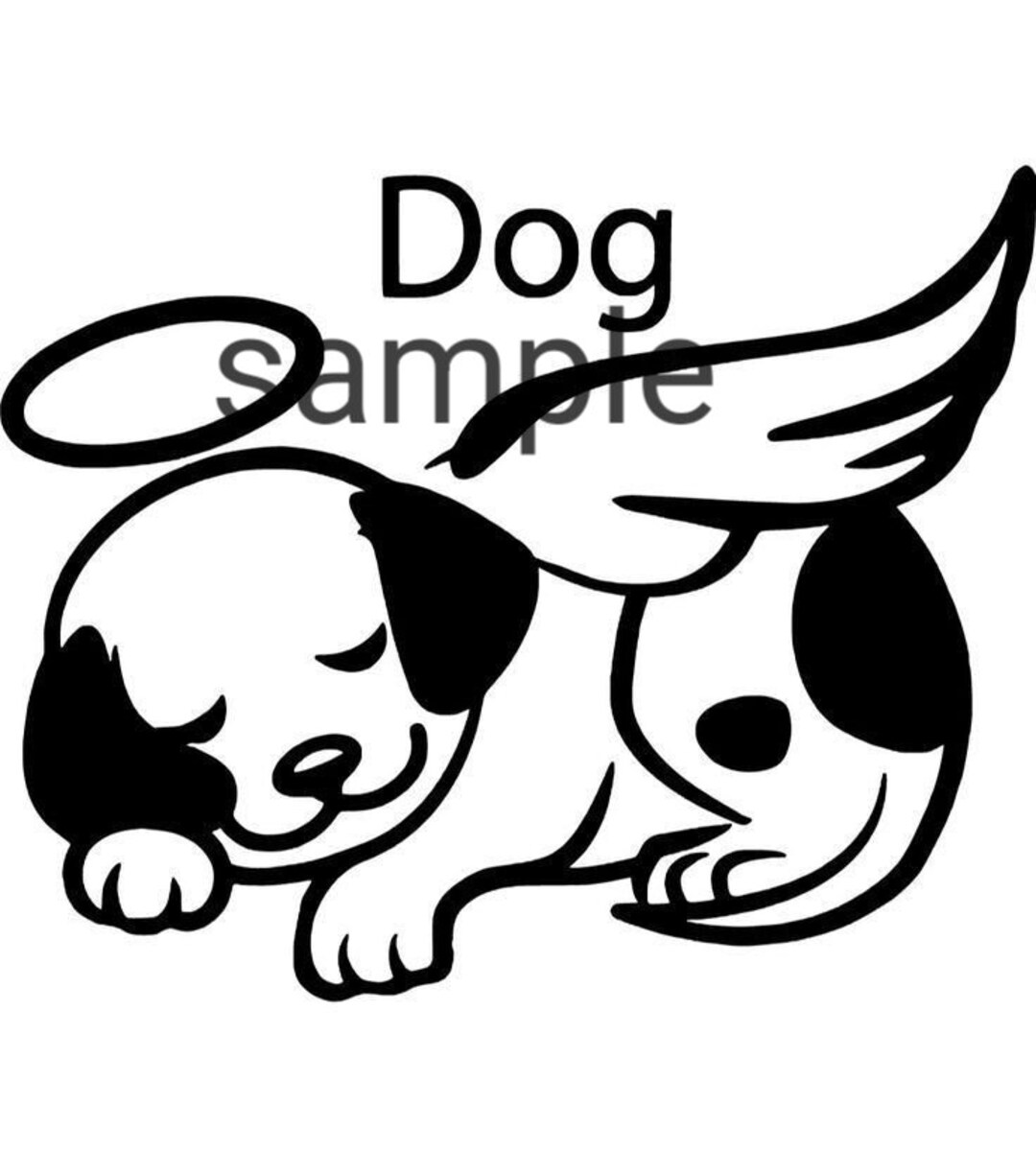 Angel Wings Dog Svg, Jpg, Dxf and Png - Etsy