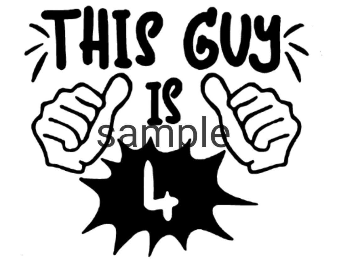 This Guy is 4 Svg, Jpg, Dxf and Png Files - Etsy
