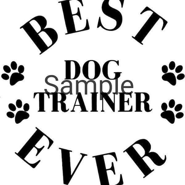 Best Trainer Ever Svg - Etsy