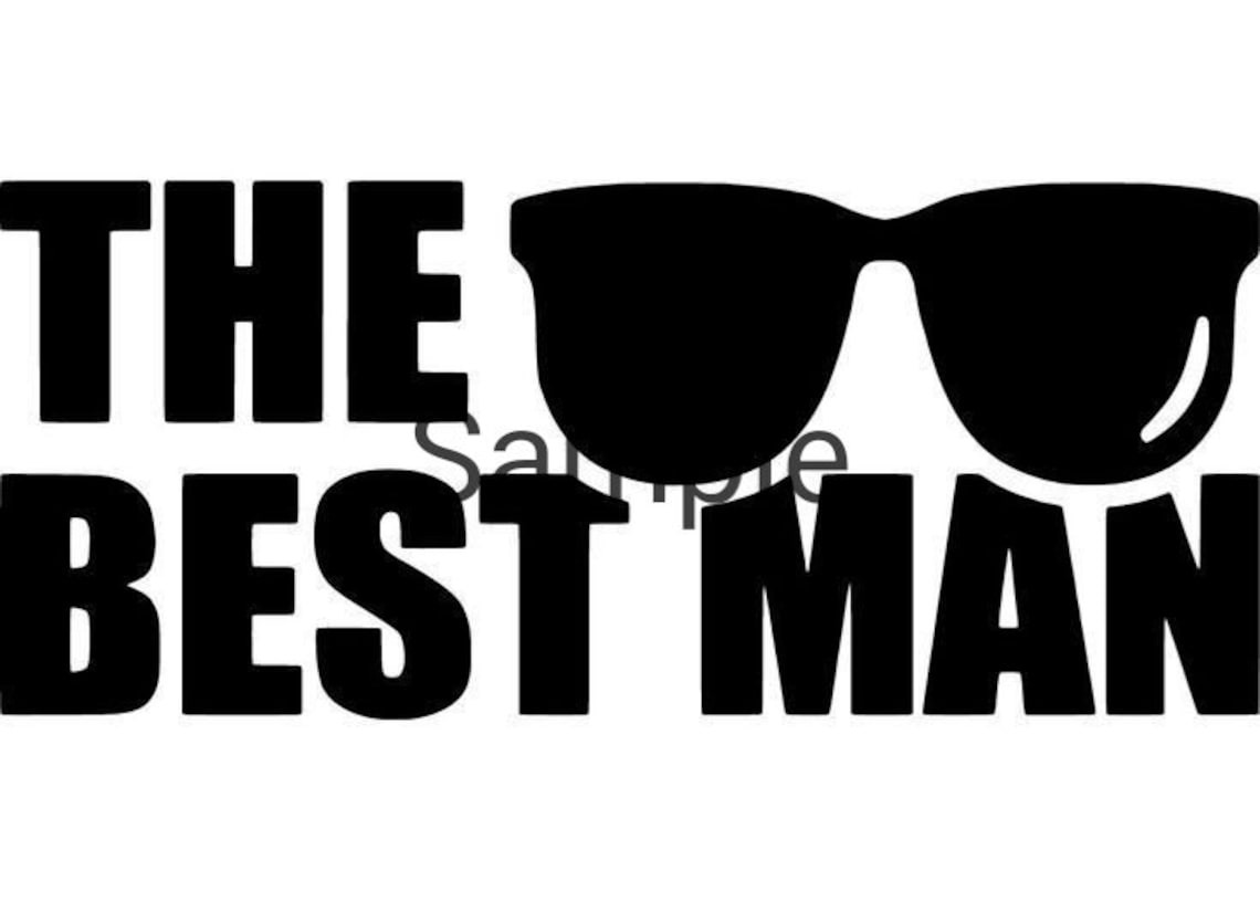 The Best Man Svg Jpg Dxf and Png - Etsy
