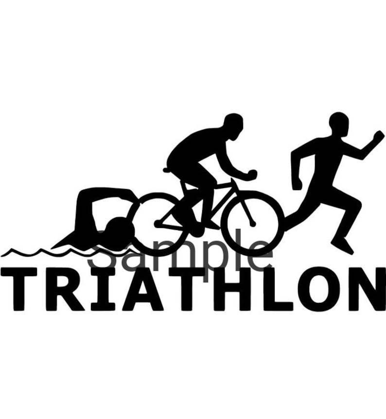Triathlon Svg, Jpg, Dxf and Png - Etsy