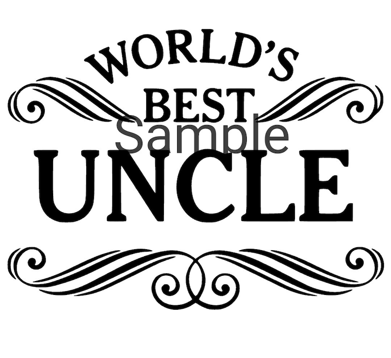 World's Best Uncle Svg, Jpg, Dxf and Png - Etsy