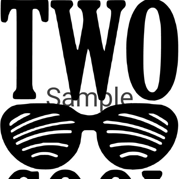 Two Cool Svg Png - Etsy