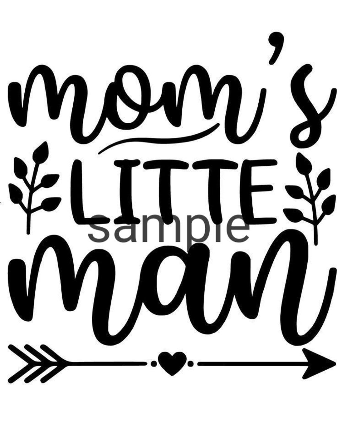 Mom's Little Man Svg, Jpg, Dxf and Png - Etsy