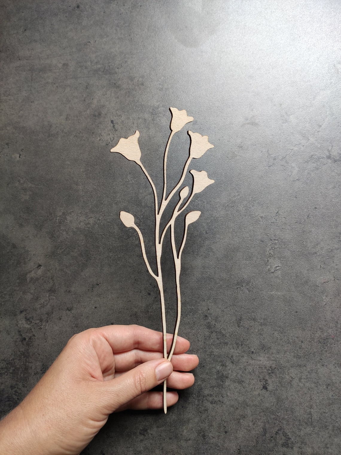 Wooden Flower, File for Laser Cutting, Digital Download, Flower Svg ...
