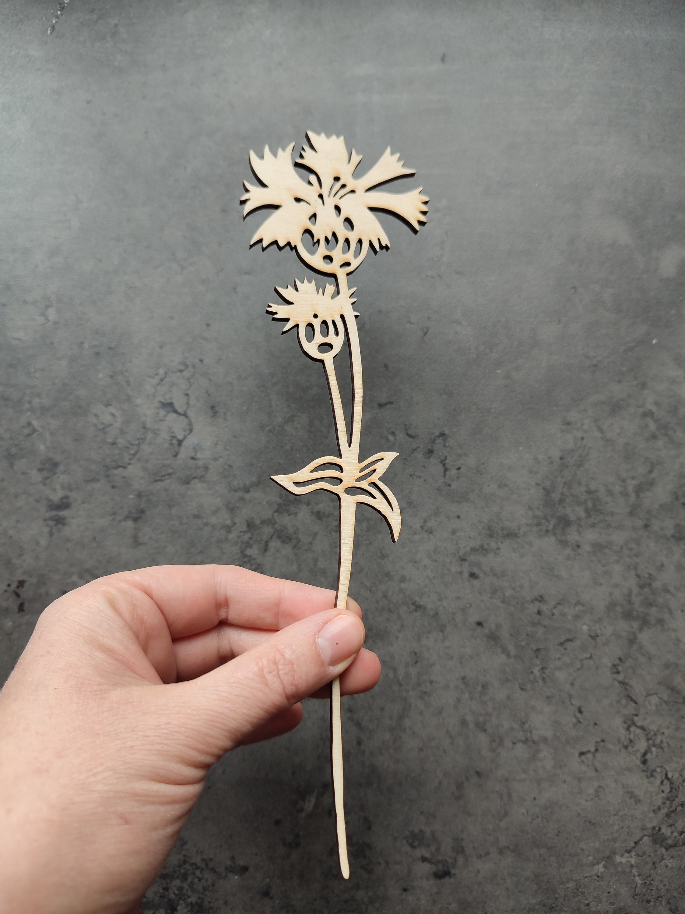 Wooden Flower Laser Cut Flowers File for Laser Cutting, Digital ...