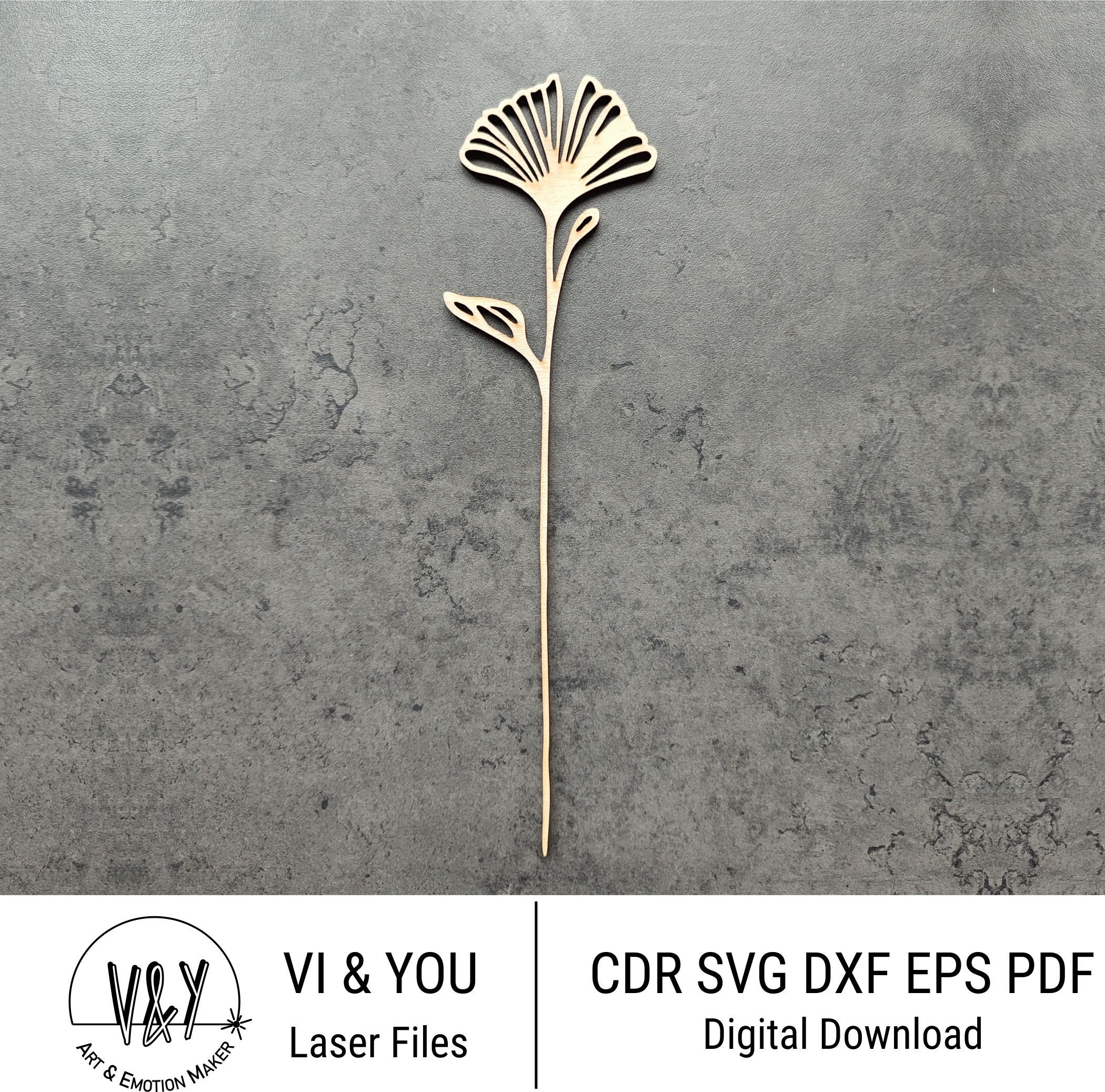 Wooden Flower Laser Cut Flowers File for Laser Cutting - Etsy Australia