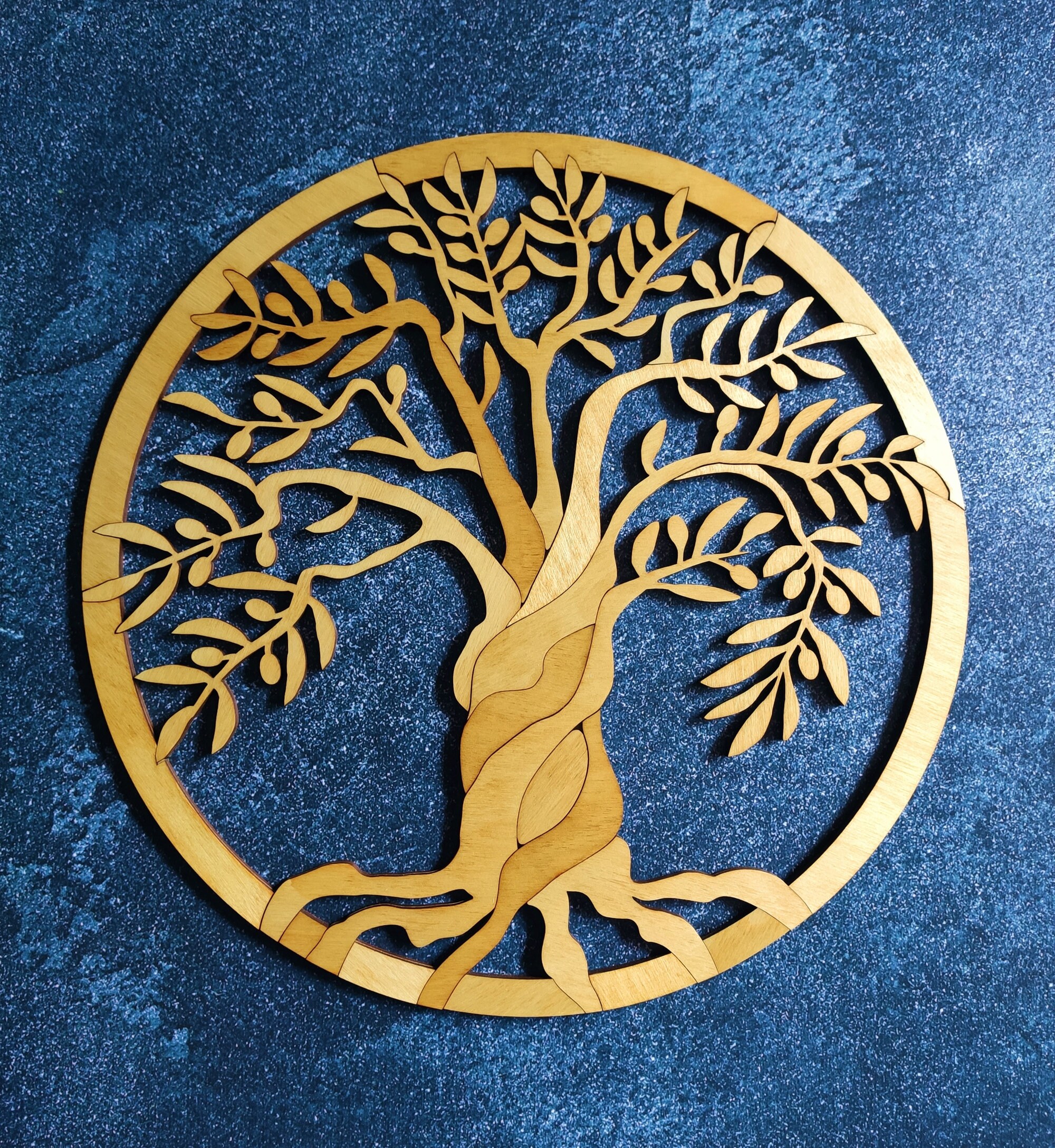 Tree of Life Olive Tree in One Piece or Multiple Parts, Laser Cut File ...