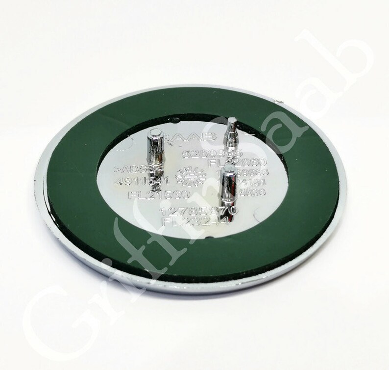 Saab Badge Set Nevs Gloss Black Front & Rear Emblems 93 9-3 Saloon 2003 ...
