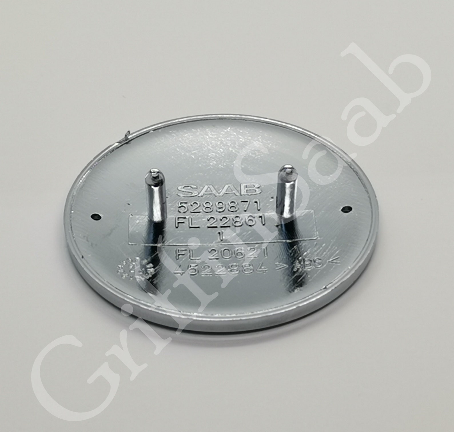 Saab 9-3 93 900 NG900 9000 50mm Front Badge Bonnet Emblem Blue 88-02 ...