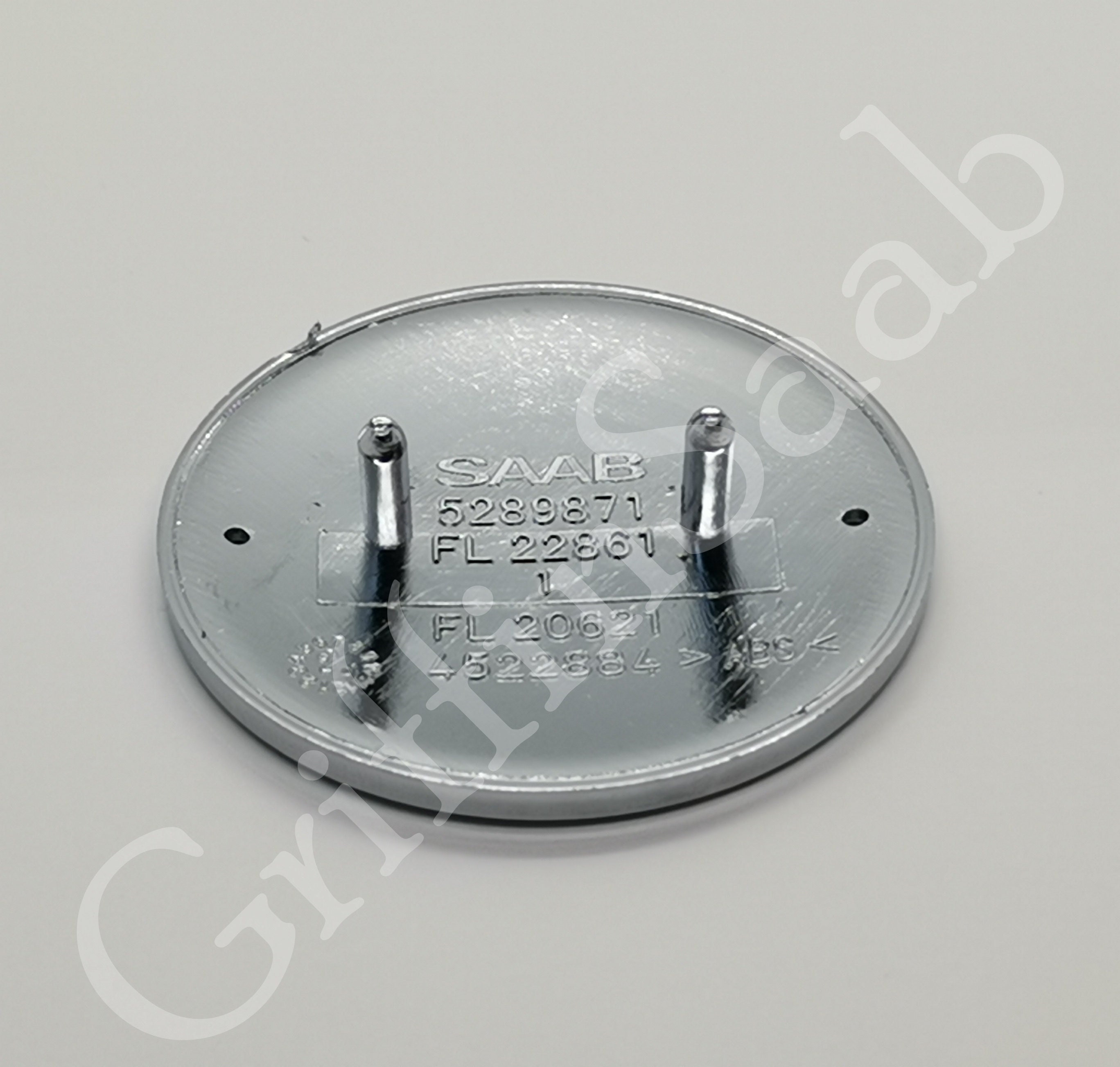 Saab 9-3 93 900 NG900 9000 50mm Front Badge Bonnet Emblem Blue 88-02 ...