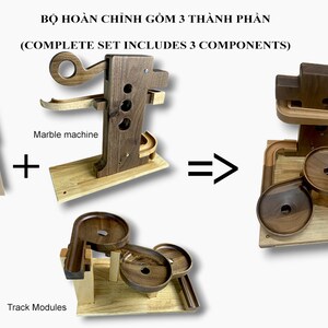 Wooden Marble Run Module: Kinetic Sculpture, Kids Birthday Gift - Etsy