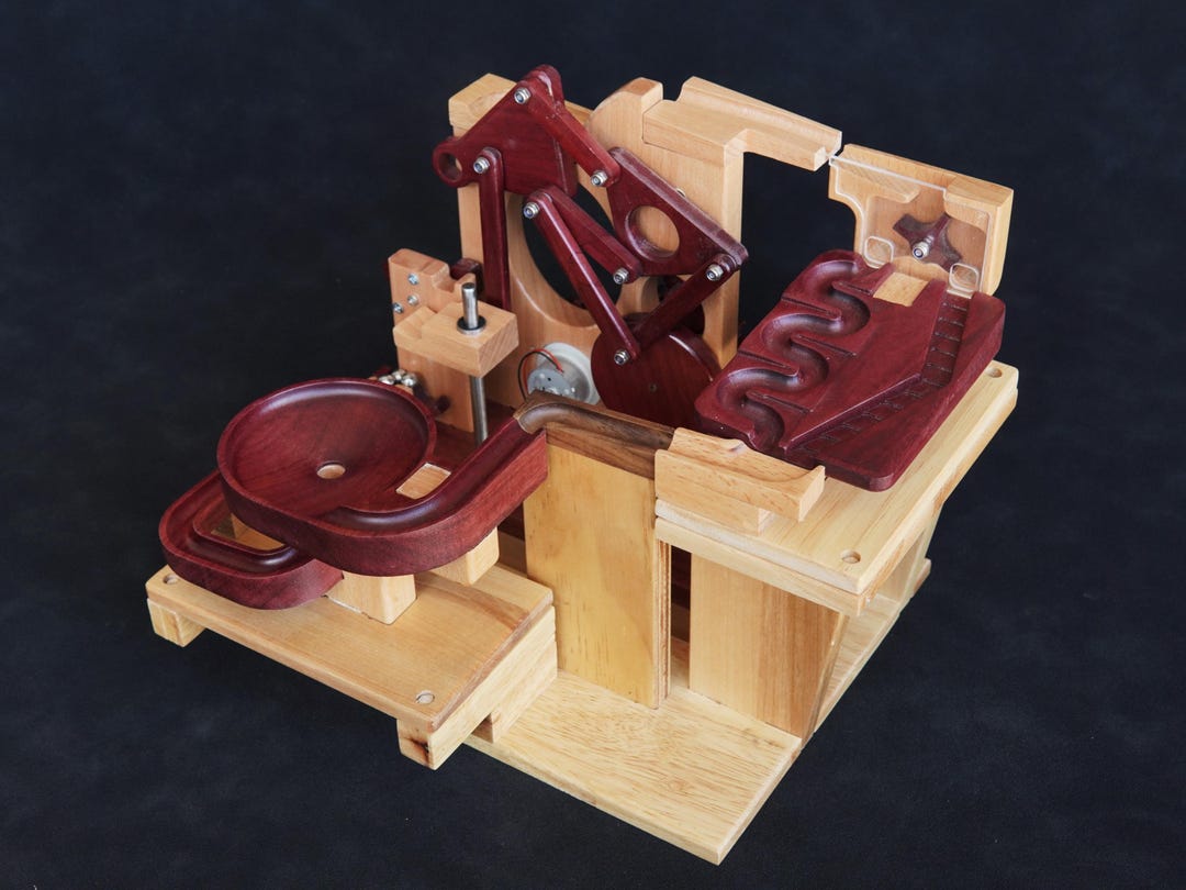 Wooden Toys Marble Run Marble Machine Theo Jansen Use 8mm Ball ...