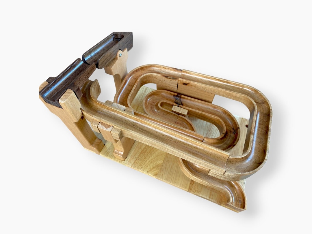 Wooden Toys -marble Run- MODULE 4 for Marble Machine ( Use 16mm Glass ...