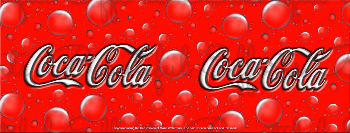 Coca Cola Mug Wrap 20oz Digital Design - Etsy