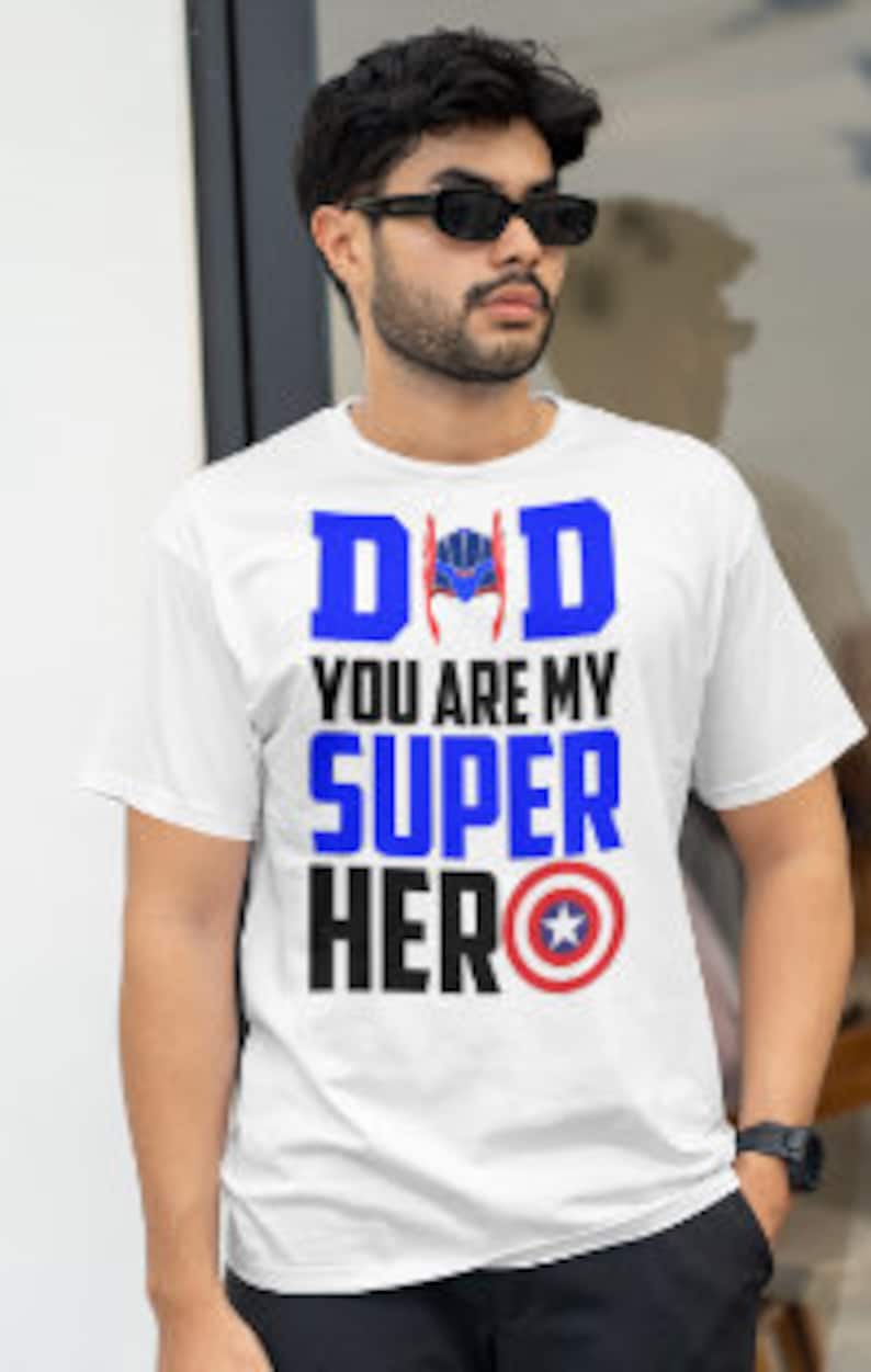 Dad You Are My Superhero Digital Design - Etsy