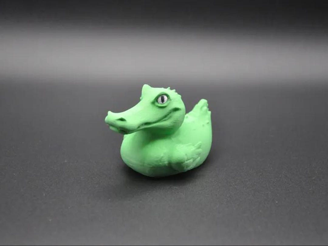 3D Printed Alligator Duck: Novelty Desk Toy - Etsy