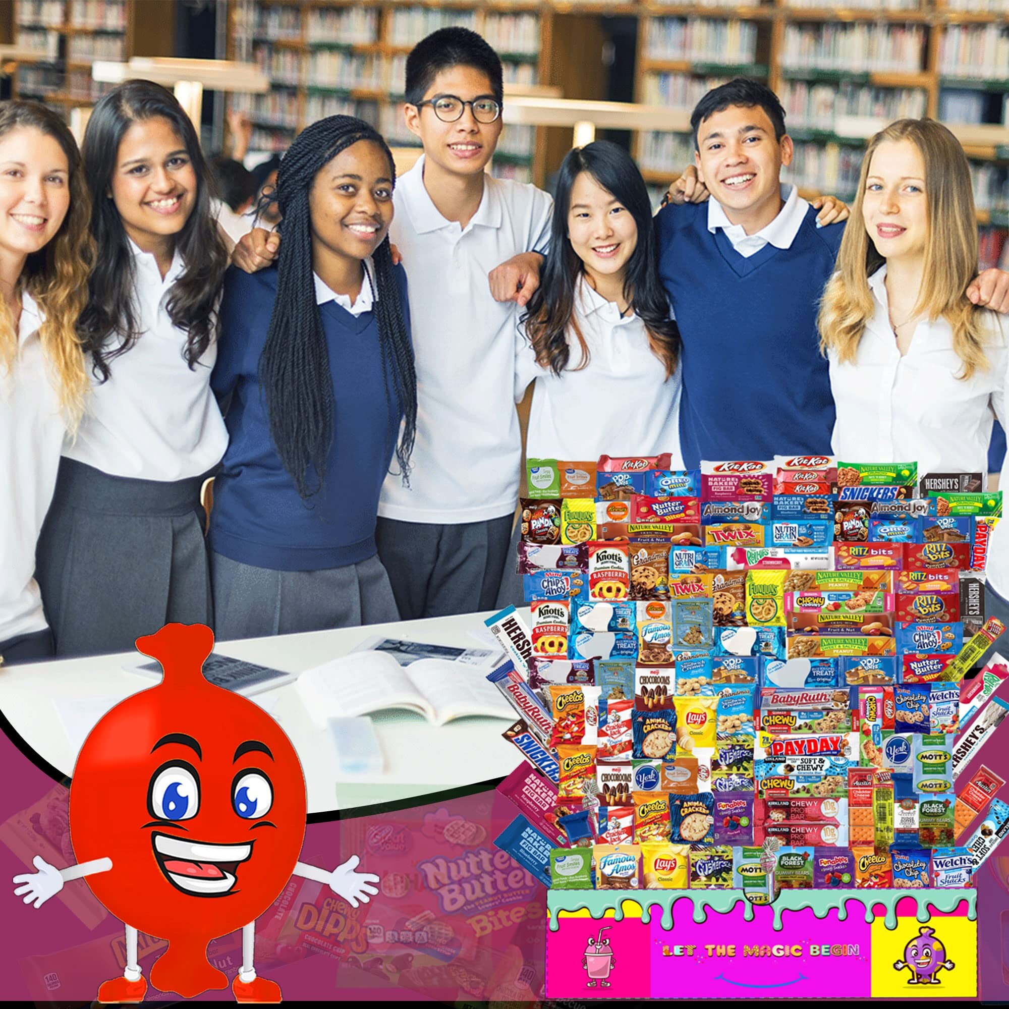 College Care Assortment Gift Package Sweet Savory Snack Boxes for ...