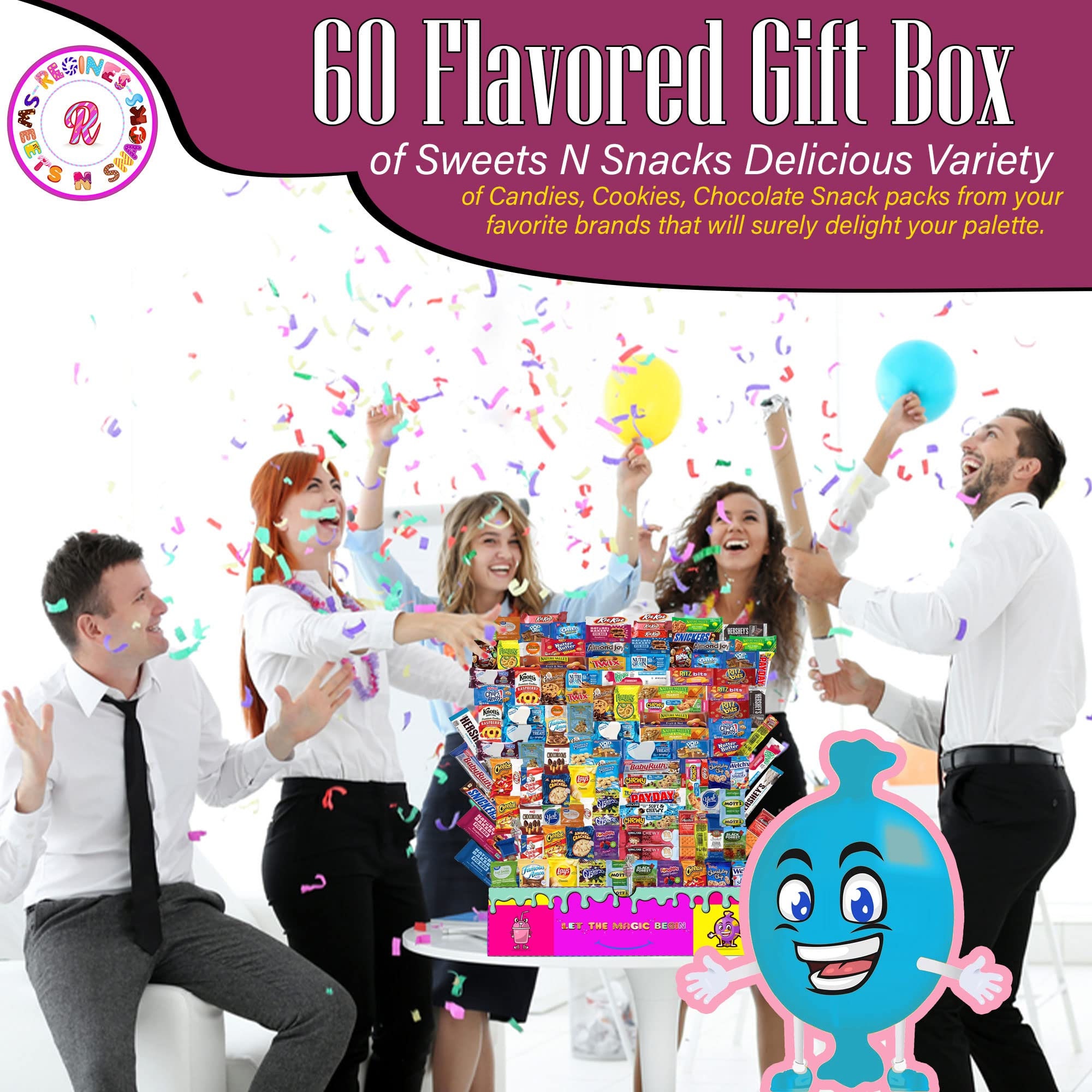 College Care Assortment Gift Package Sweet Savory Snack Boxes for ...